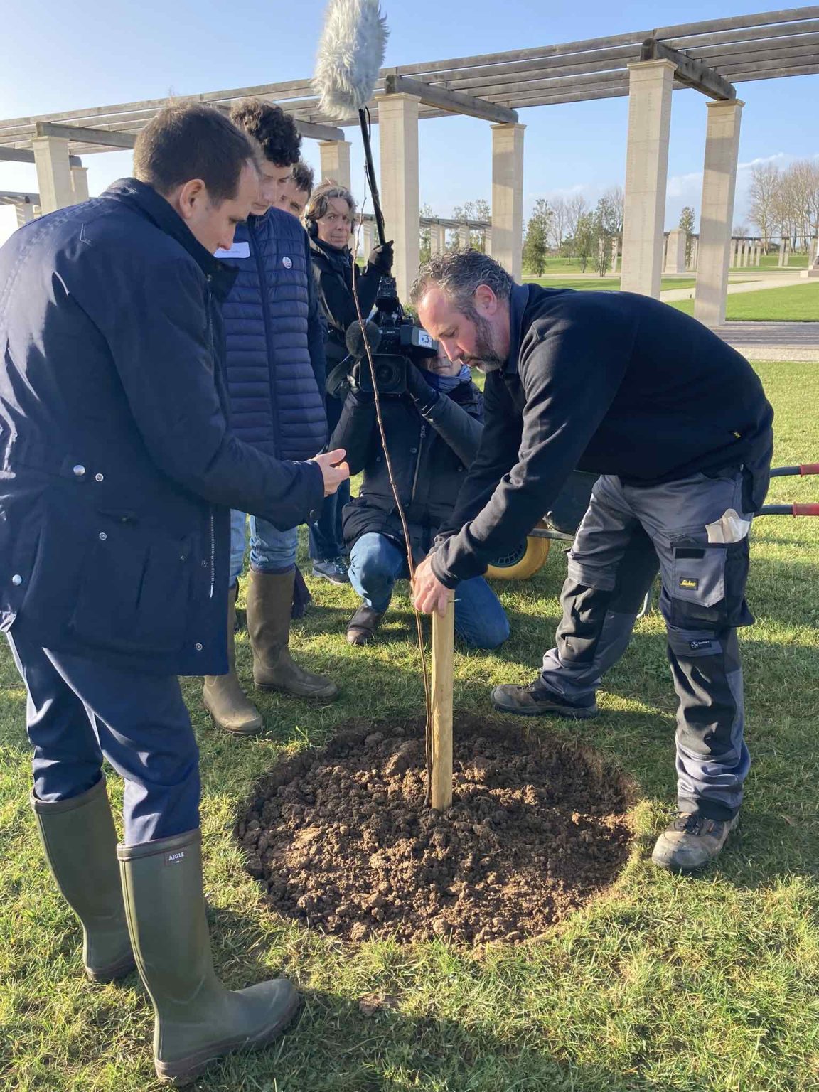 The Queen Elizabeth II Avenue: Tree Planting – British Normandy Memorial