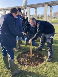 The Queen Elizabeth II Avenue: Tree Planting – British Normandy Memorial