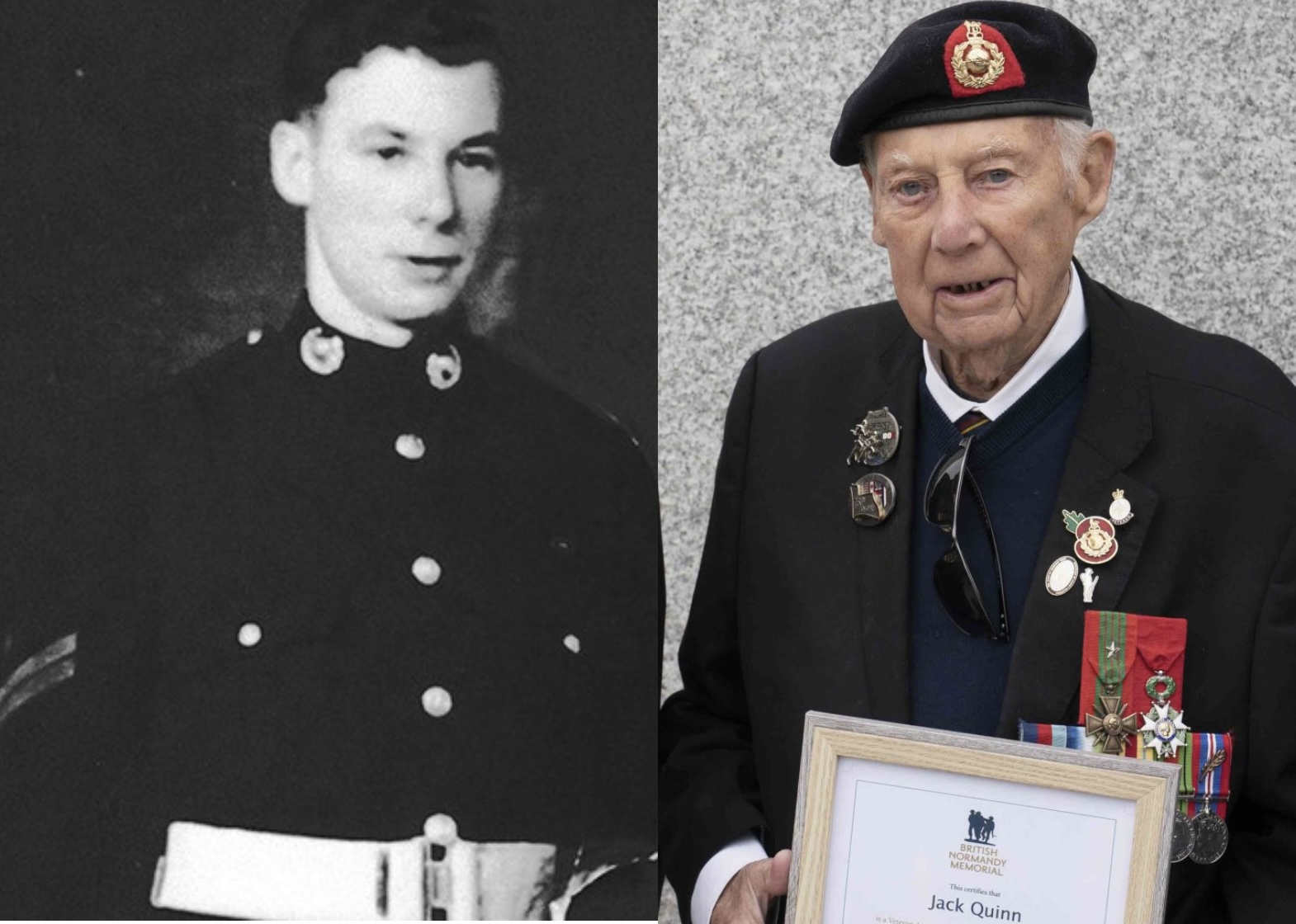 The passing of Jack Quinn – British Normandy Memorial