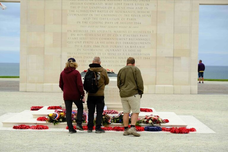 Remembrance Service at Memorial – British Normandy Memorial